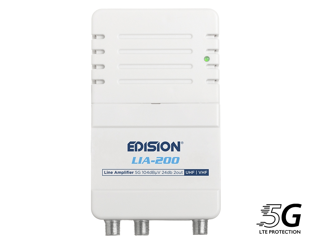 AMPLIFIERS / IN-LINE / LINE AMPLIFIER LIA-200 5G UHF/VHF 24db 2out